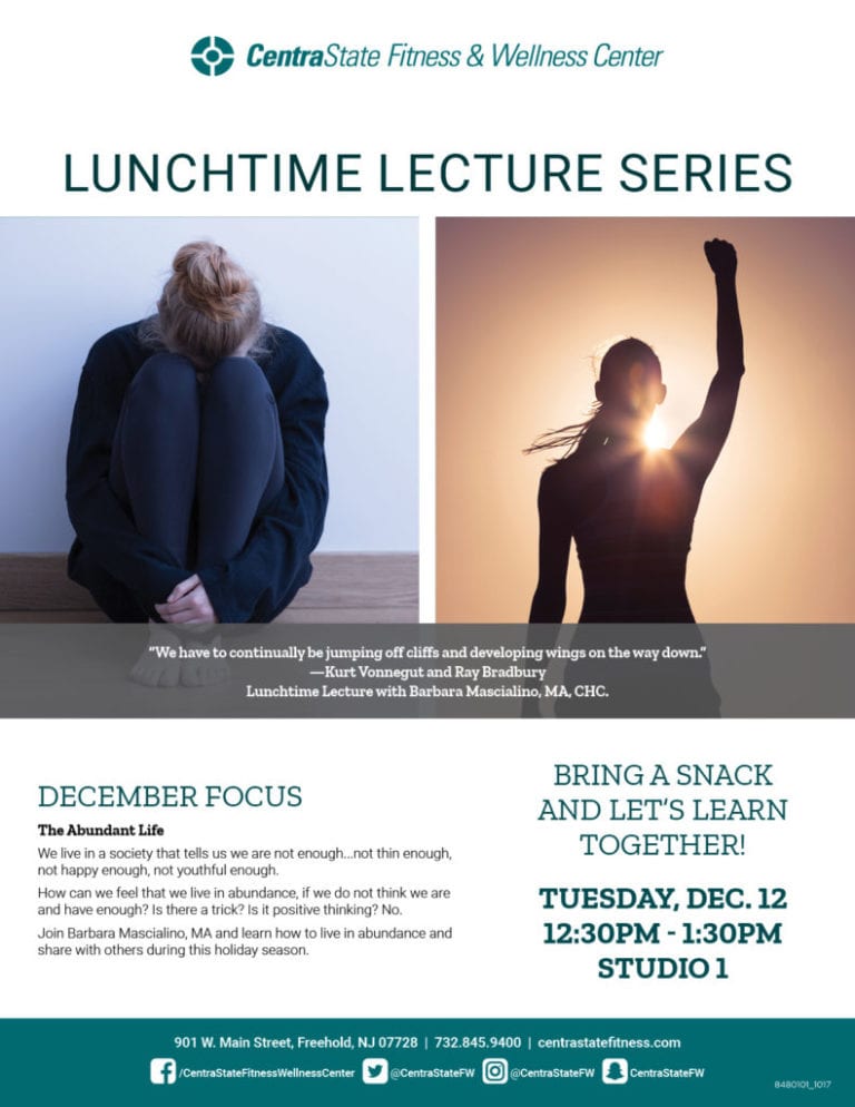 Join us for our next Lunchtime Lecture on Tuesday, December 12 ...